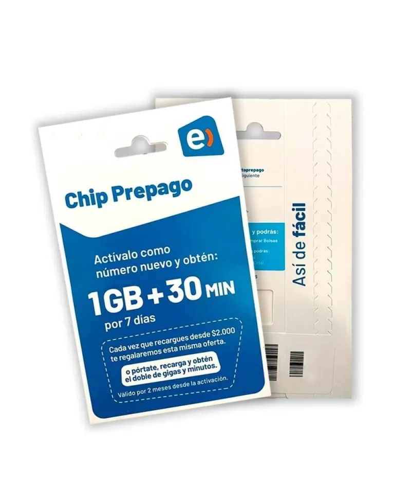 Chip Telefonico Entel - Tekno Kont Chile