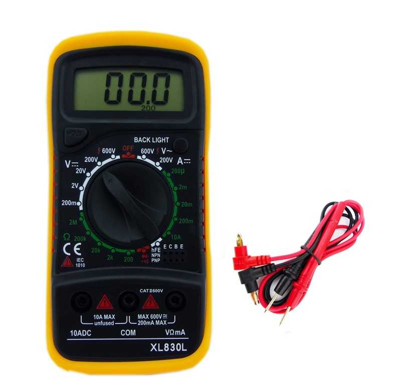 Tester Digital, Con Funda, Alta Calidad. Mod-XL830L - Tekno Kont Chile