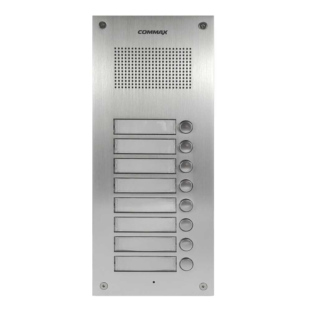Placa DR-8UML Grande De 8 Botones Commax - Tekno Kont Chile
