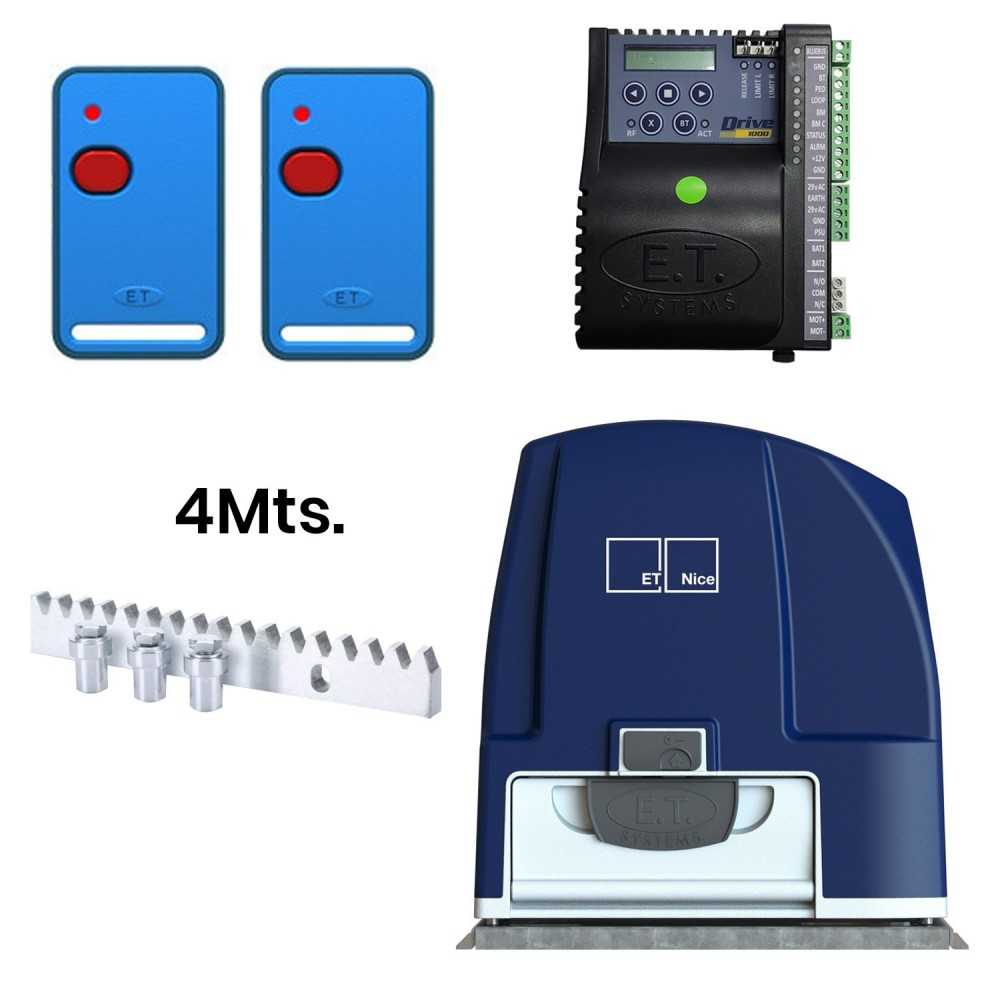 KIT ANTIPORTONAZO Motor DRIVE 1000 (900 Kgs) - Tekno Kont Chile