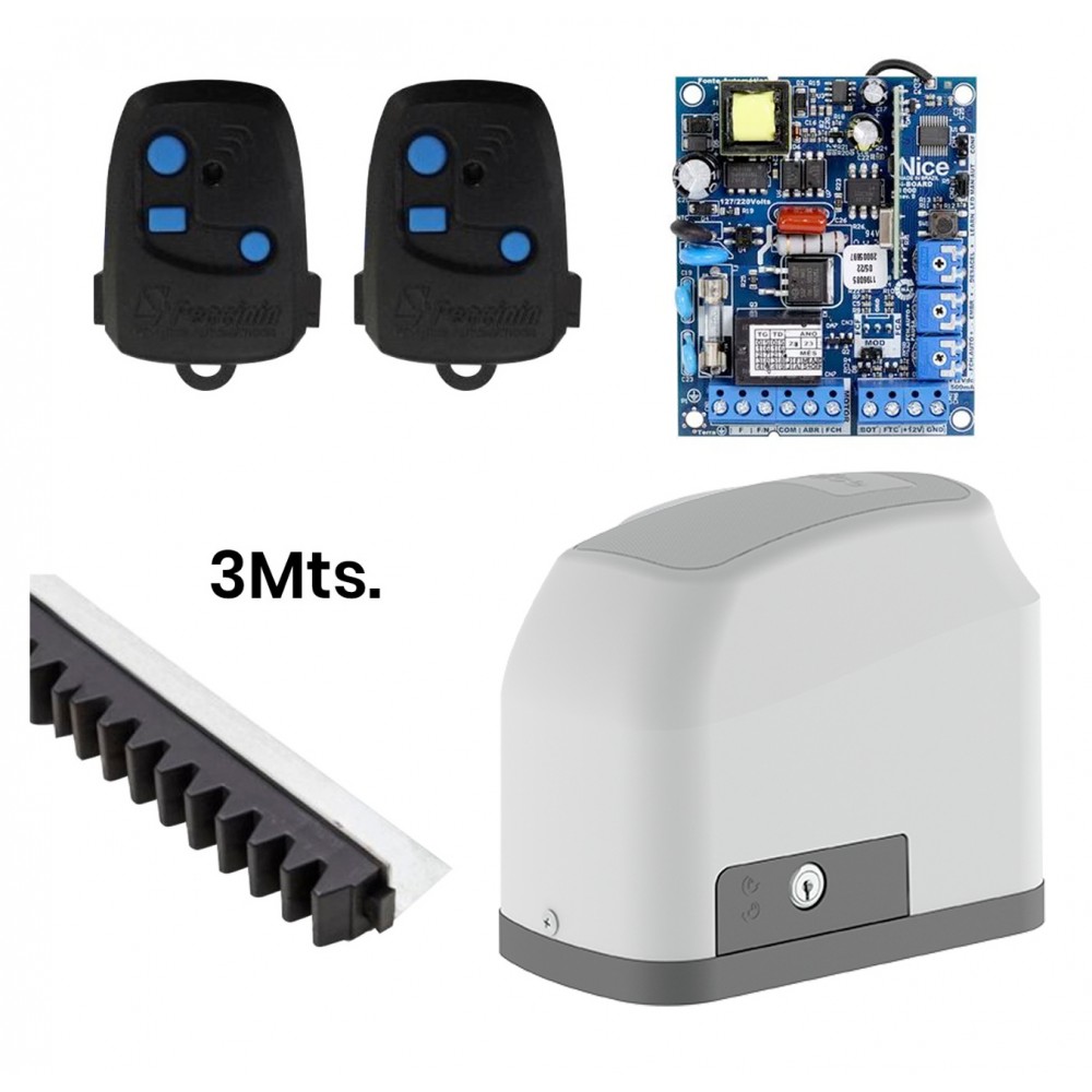 Kit Motor GATTER 400 (400kg) Uso Residencial, 20 Ciclos/Hora 20m/min ...