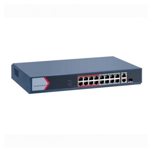 Switch 16FE PoE +1GE + 1SFP Smart DS-3E1318P-EI/M Hikvision - Tekno ...